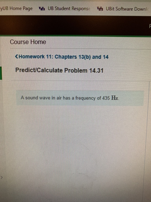 Solved yUB Home Page UB Student Response UBit Software Downl | Chegg.com