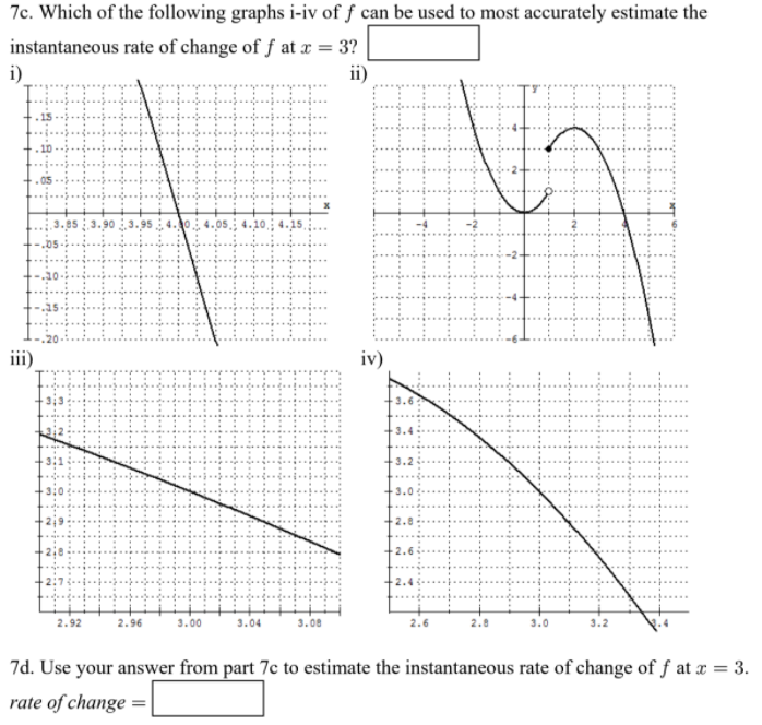 Solved 7a. Explain why f'(1) is undefined. 7b. Express the | Chegg.com