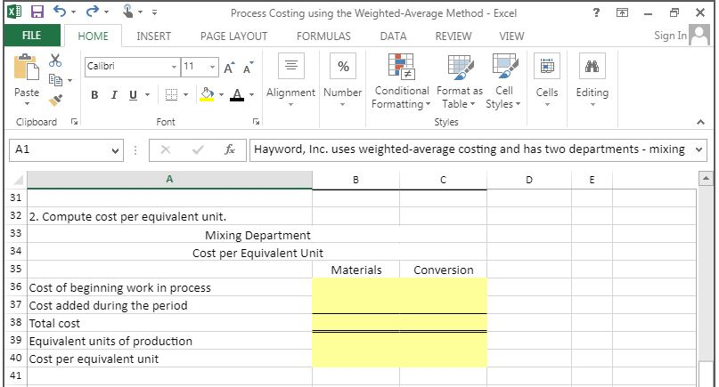 Solved please,need the answers in excel formula format EX: | Chegg.com