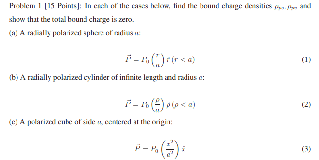 Solved Problem 1[15 Points]: In each of the cases below, | Chegg.com