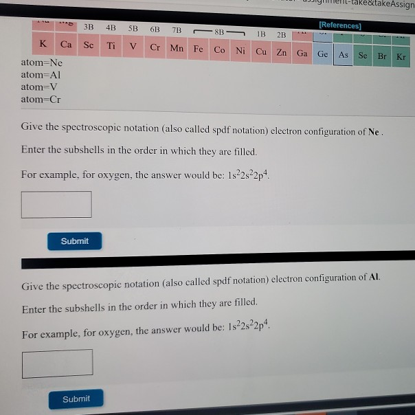Solved [references] Exercise Electron Configurations Spd