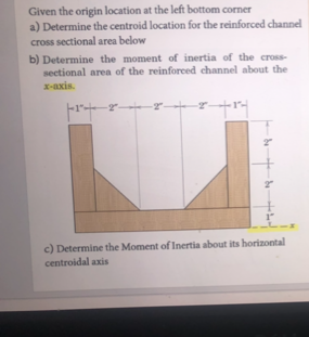 Solved Given the origin location at the left bottom corner | Chegg.com