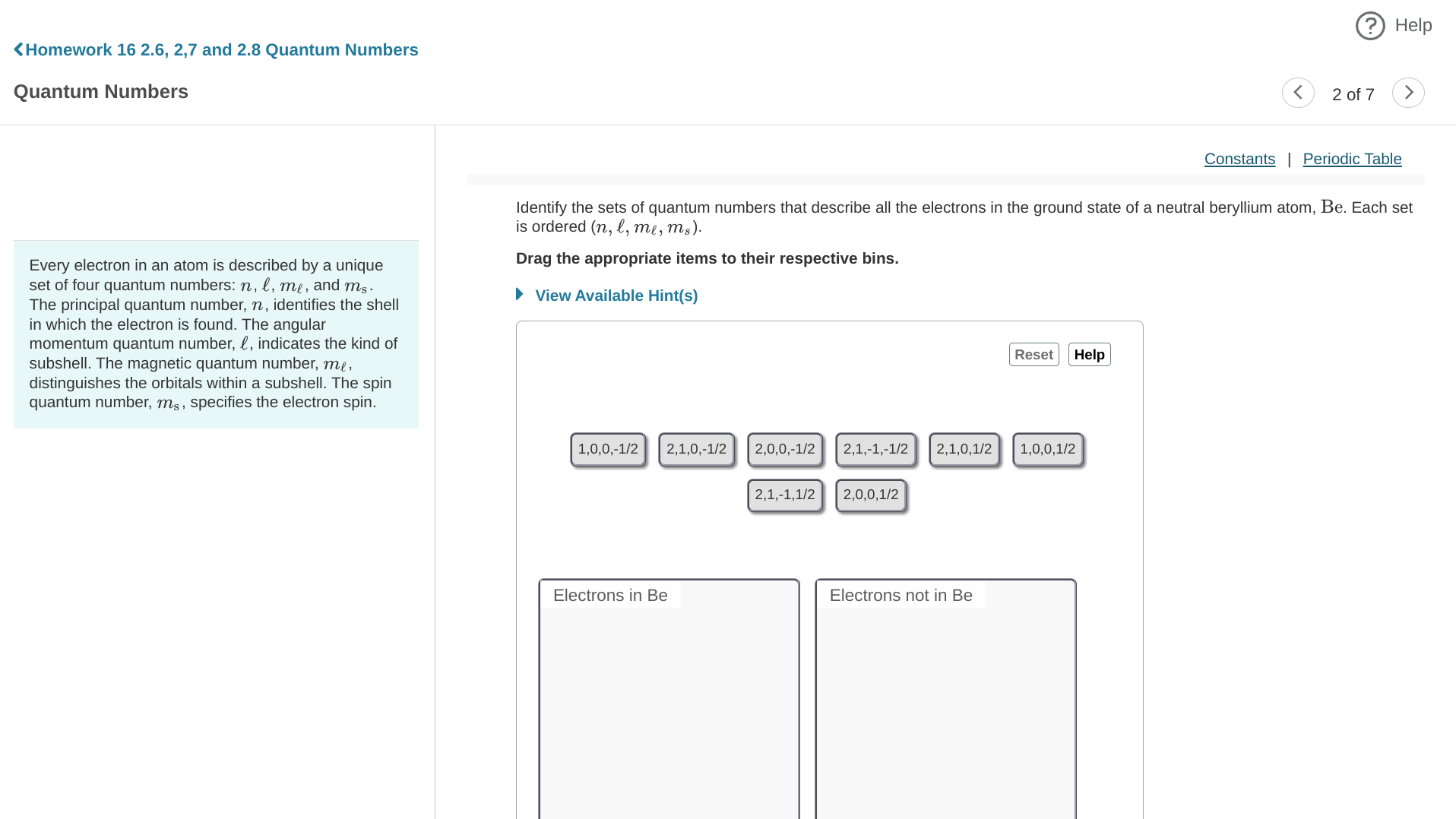 Solved n,ℓ,mℓ, and ms. The principal quantum number, n, | Chegg.com