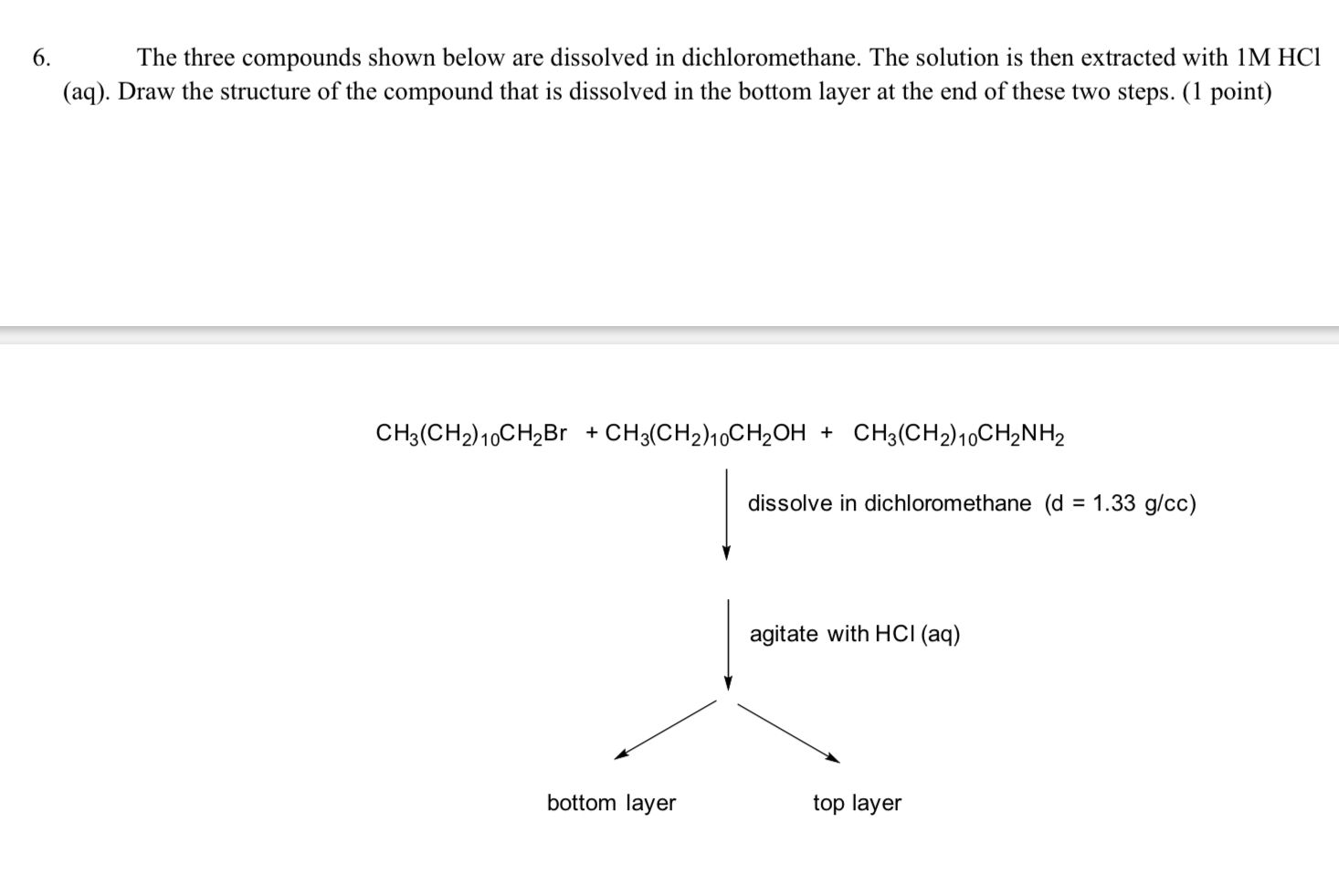 Solved 6. The three compounds shown below are dissolved in | Chegg.com