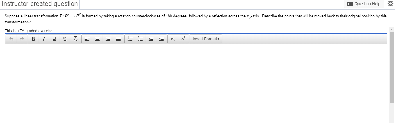 Solved Instructor-created question 3 Question Help Suppose a | Chegg.com