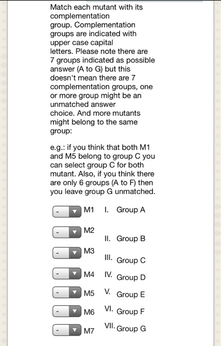 Solved How many complementation groups can you identify in | Chegg.com