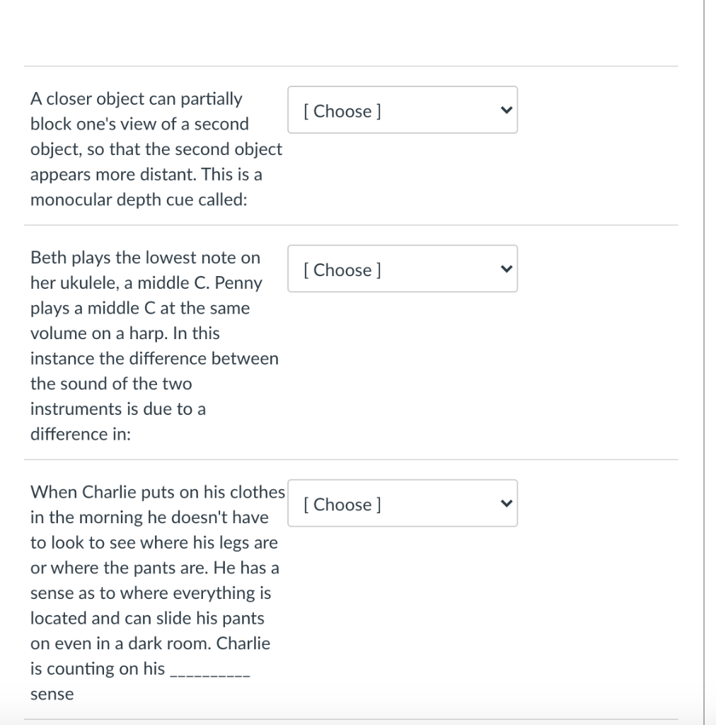 Solved [ Choose ] A closer object can partially block one's | Chegg.com