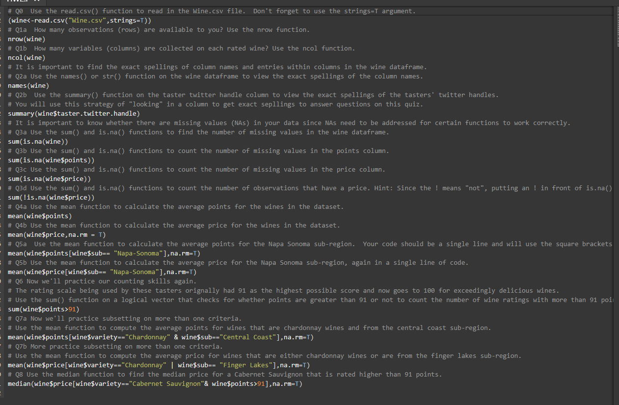 Solved According to code grade, all my code are correct | Chegg.com