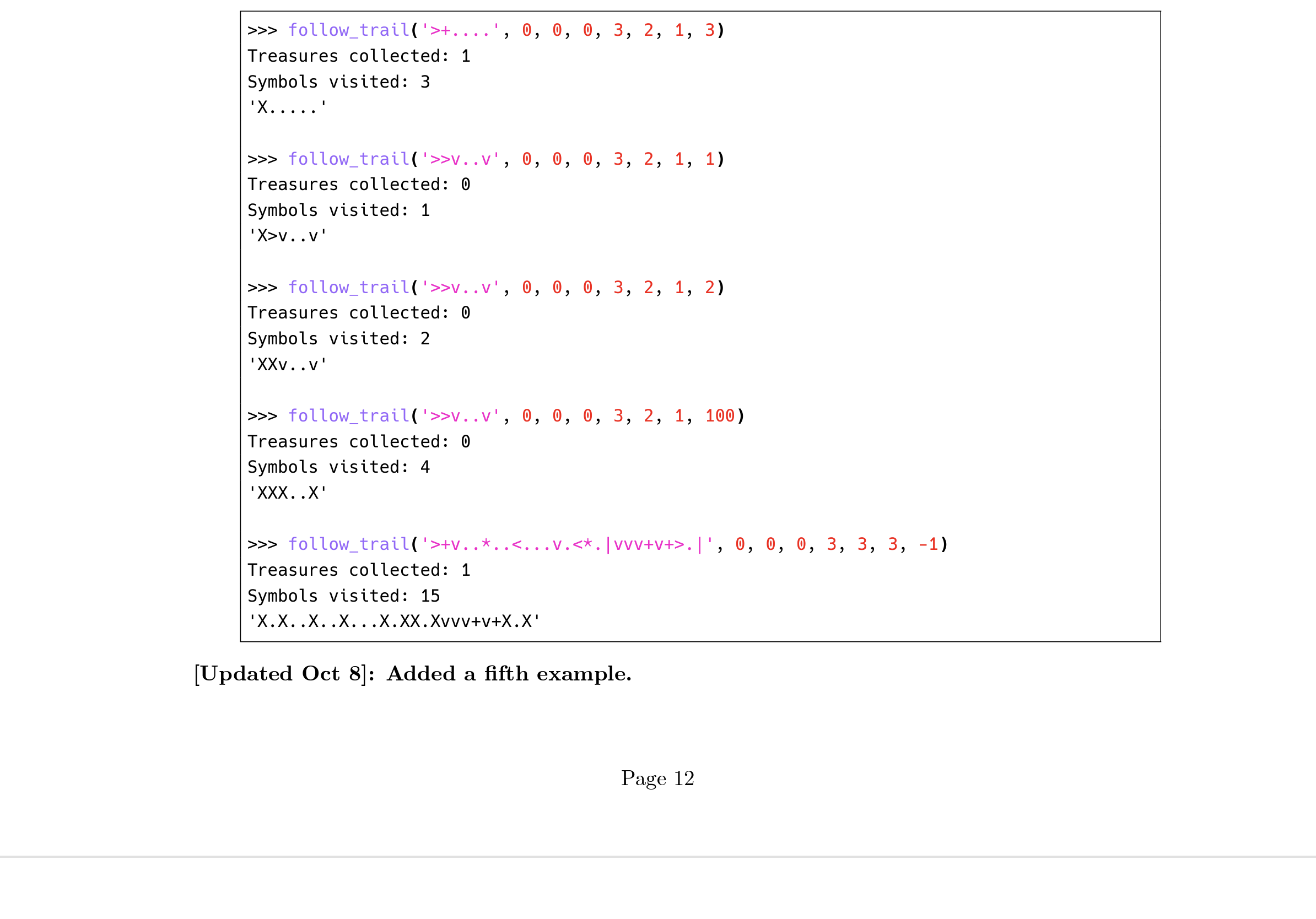 Solved (You'll note in this case we did not end up visiting | Chegg.com
