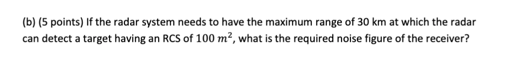 Solved 7. (10 points) 3 GHz radar system requires a minimum | Chegg.com