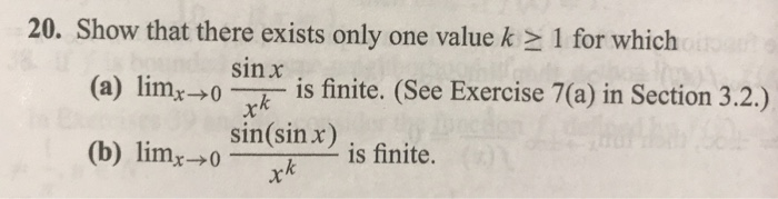 Solved 20. Show that there exists only one value k 1 for | Chegg.com
