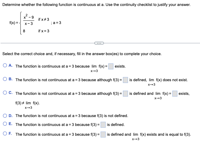 Solved Determine whether the following function is | Chegg.com
