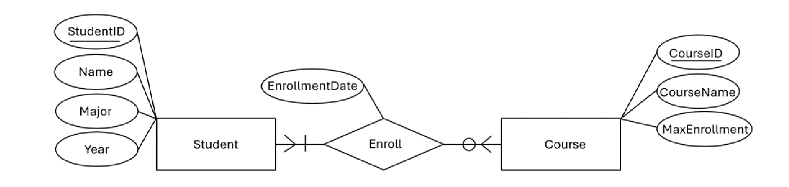 Solved Give at least two instances of the Student entity, | Chegg.com