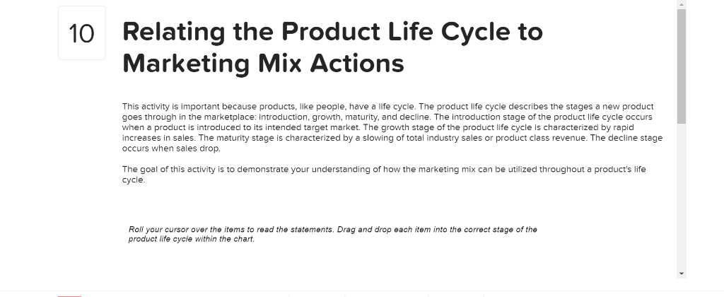 Relating the Product Life Cycle to Marketing Mix | Chegg.com