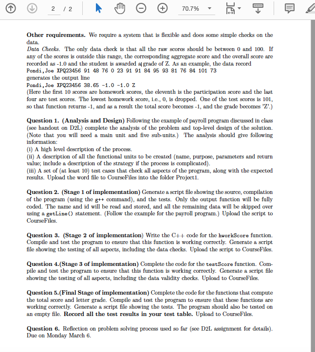 Solved 12 Csci 201 Computer Science 1 Project 1 A 2654