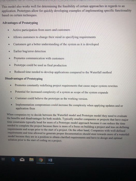 Solved 1. 2. Summarize the two systems development | Chegg.com
