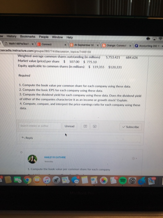Solved History Bookmarks People Window Help D Math! | Chegg.com