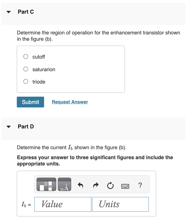 Solved (a) (c) (b) (d)All of the transistors in the figure | Chegg.com