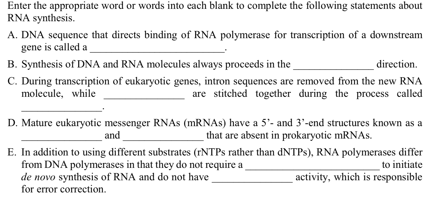 Solved Enter the appropriate word or words into each blank | Chegg.com