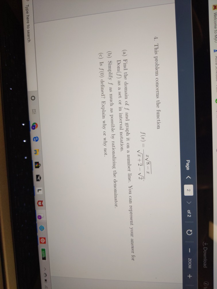 Solved M Welcome to MyU A Aslid Juhendil ... Download Page