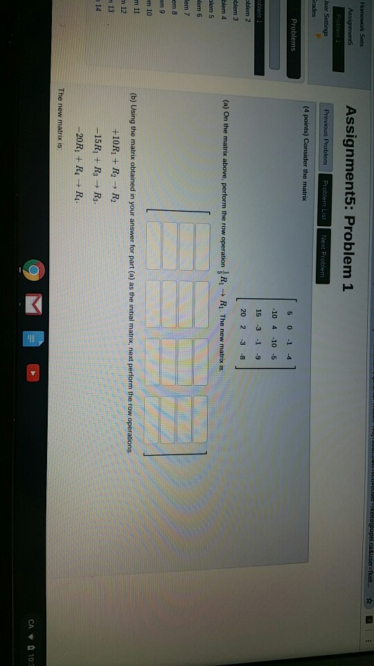 Solved I OLJ I VUSA-Reta@uper.ca user-fkeit. Assignment5: | Chegg.com