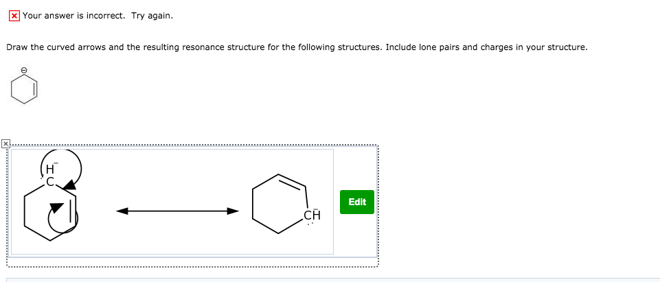 Solved Draw the curved arrows and the resulting resonance | Chegg.com