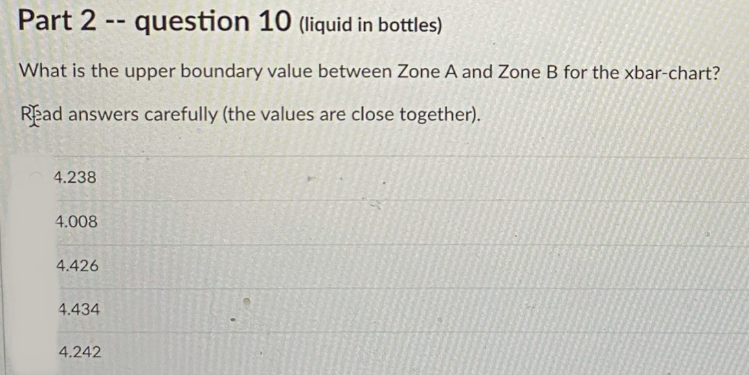 Solved Part 2 -- question 9 (liquid in bottles) What is | Chegg.com