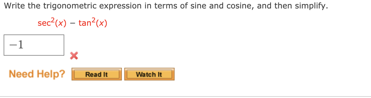 Solved Write the trigonometric expression in terms of sine | Chegg.com