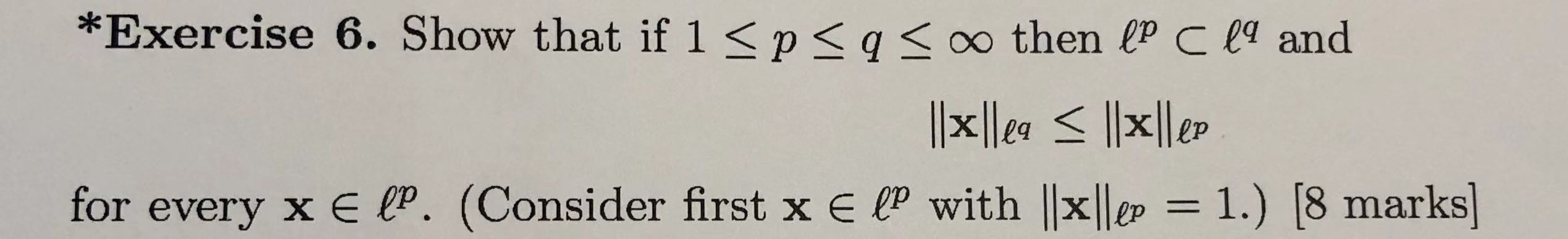 Solved *Exercise 6. Show that if 1 | Chegg.com