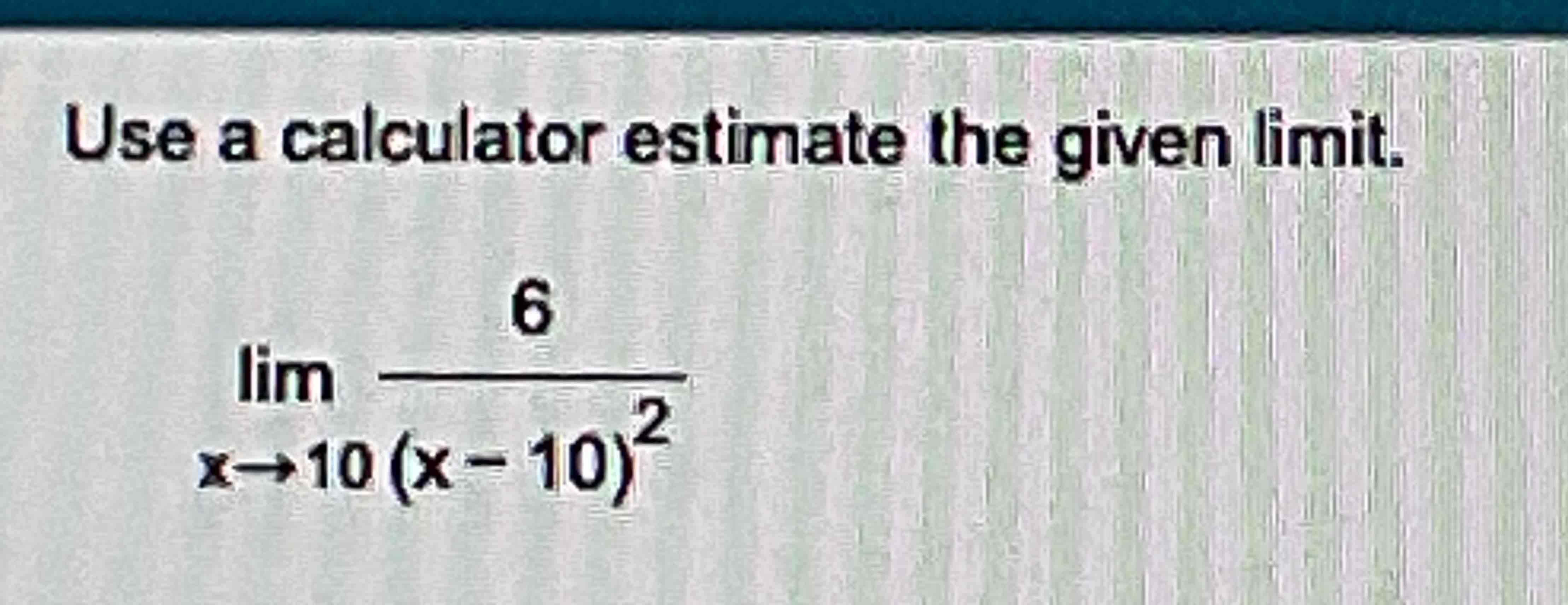 Solved Use a calculator estimate the given | Chegg.com