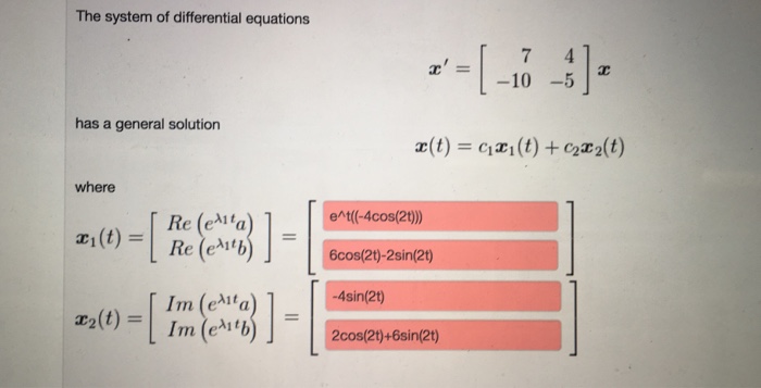 Solved 7 4 The matrix A all a12 a21 a22 has characteristic | Chegg.com