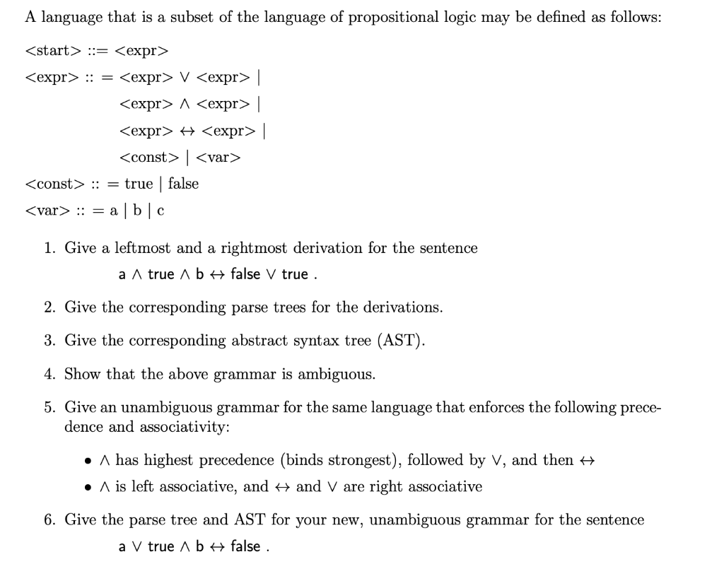 Solved A language that is a subset of the language of | Chegg.com