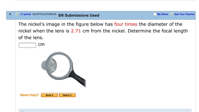Solved The nickel's image in the figure below has four times | Chegg.com