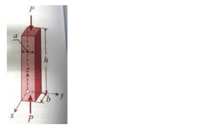 Solved The elastic rod in the shape of a prism of rectangles | Chegg.com