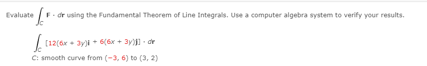 Solved Evaluate F. dr using the Fundamental Theorem of Line | Chegg.com