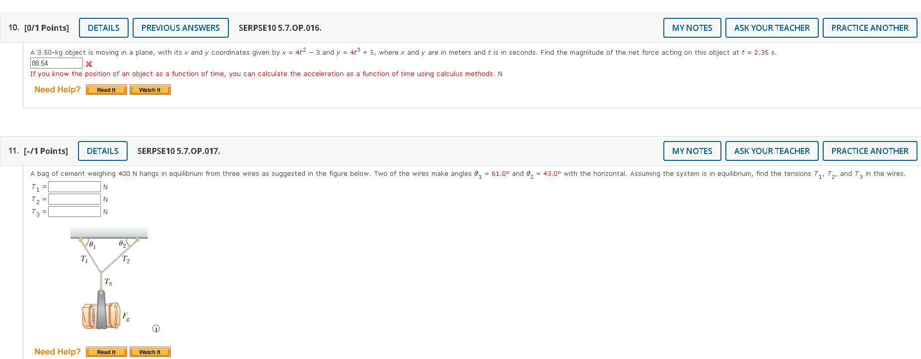 Solved 4 If You Know The Position Of An Object As A Function 2931