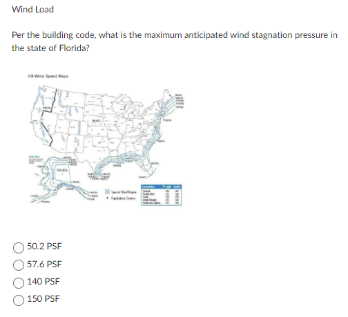 Solved Wind Load Per the building code, what is the maximum | Chegg.com