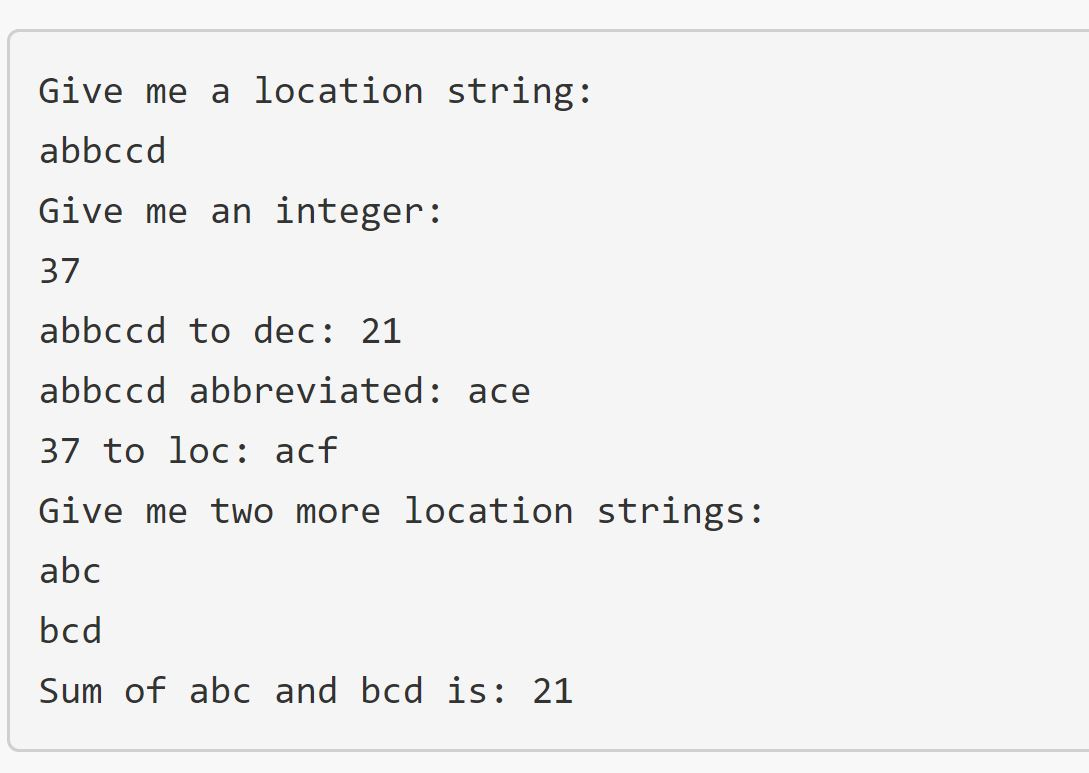 Solved Location Arithmetic (C++) Write the following four | Chegg.com
