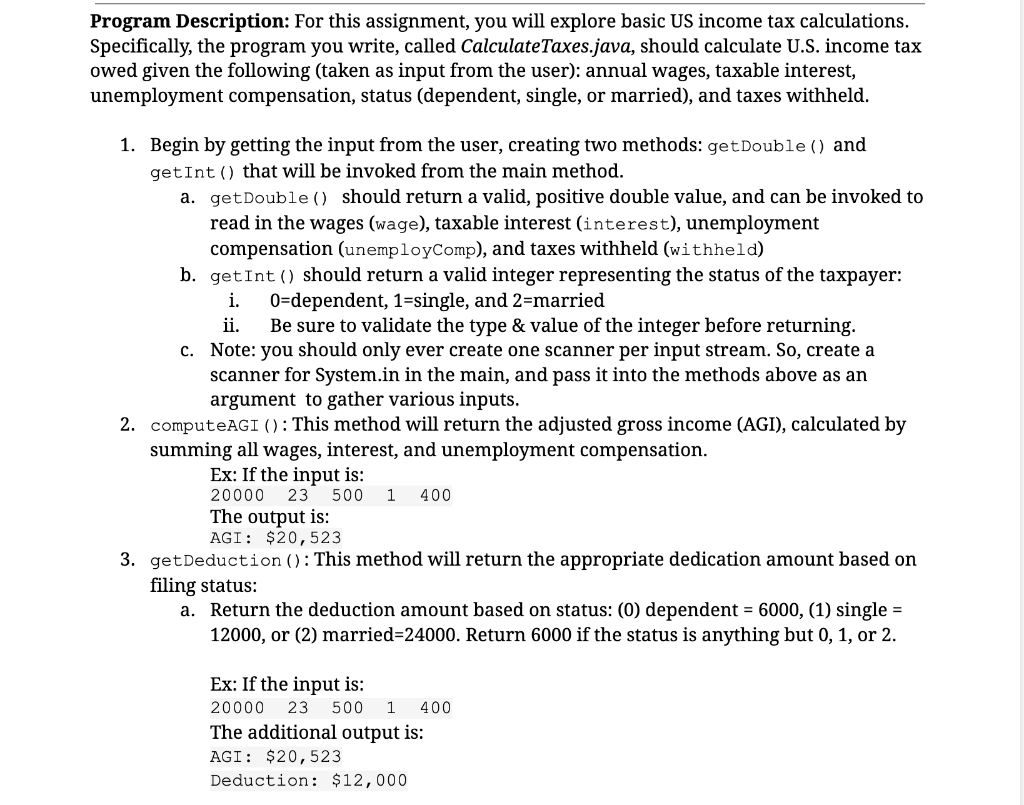 Solved Program Description: For this assignment, you will | Chegg.com