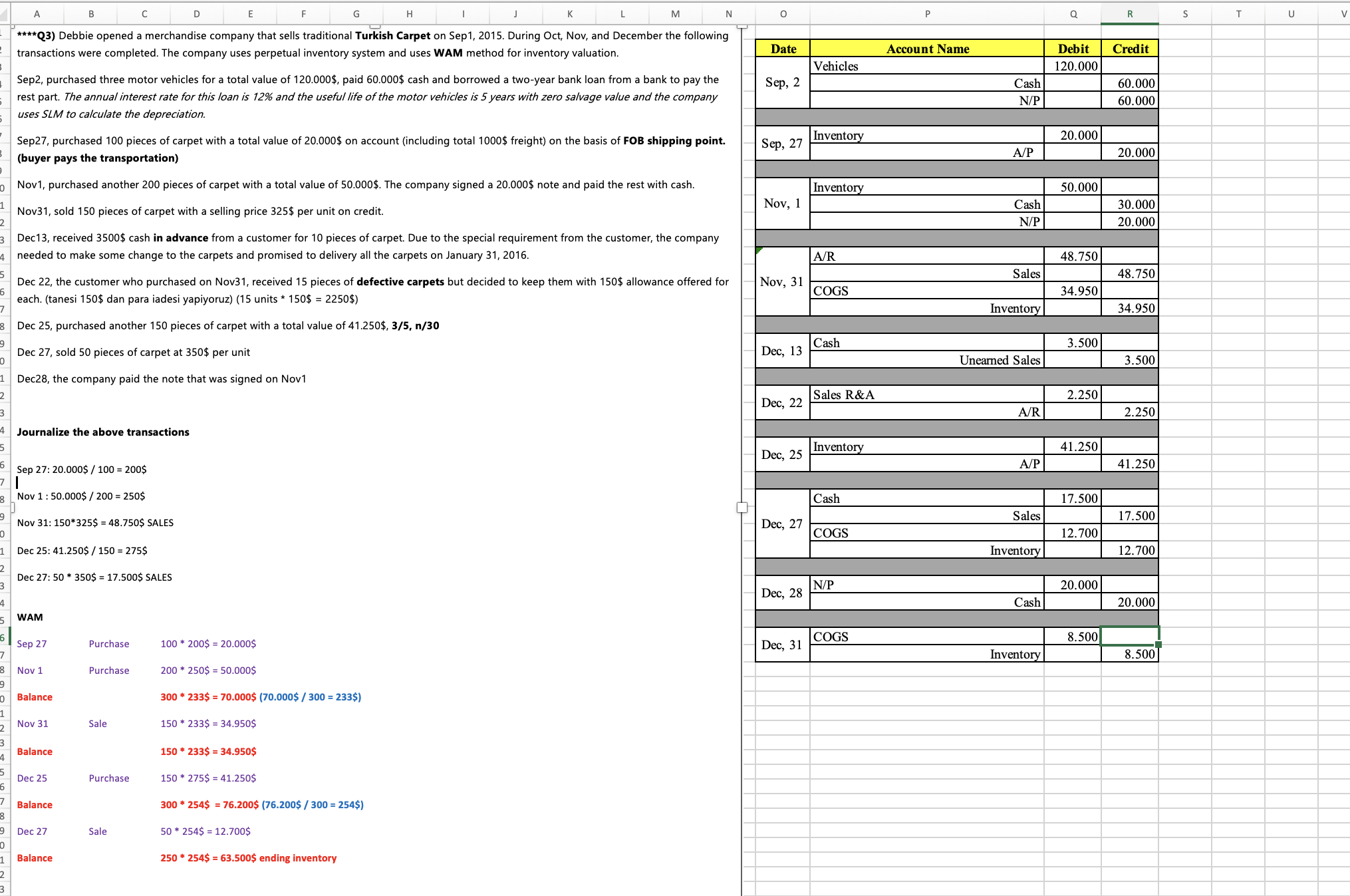 Solved I couldn't understand where 8500 ﻿came from in the | Chegg.com