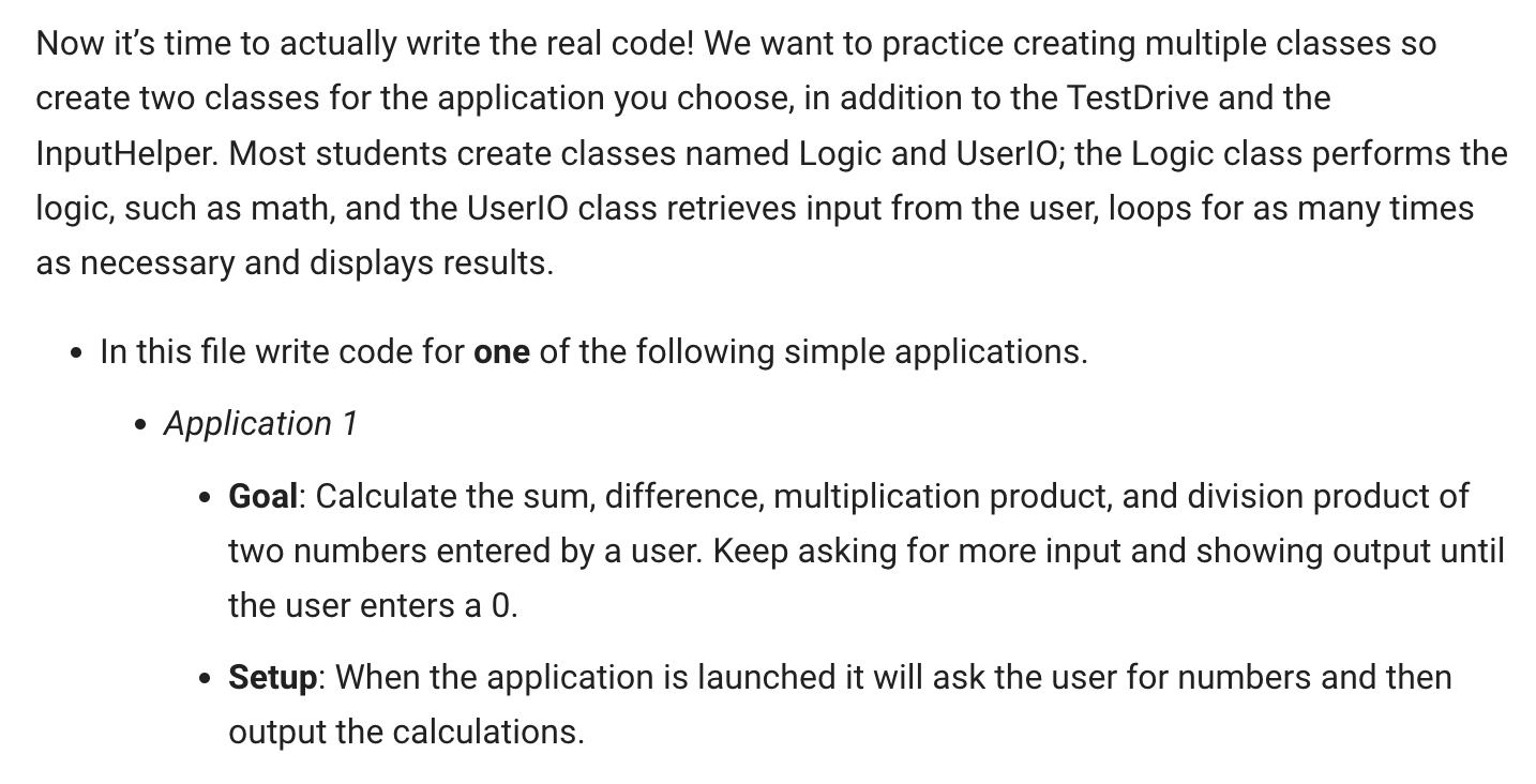 Solved Now it's time to actually write the real code! We | Chegg.com