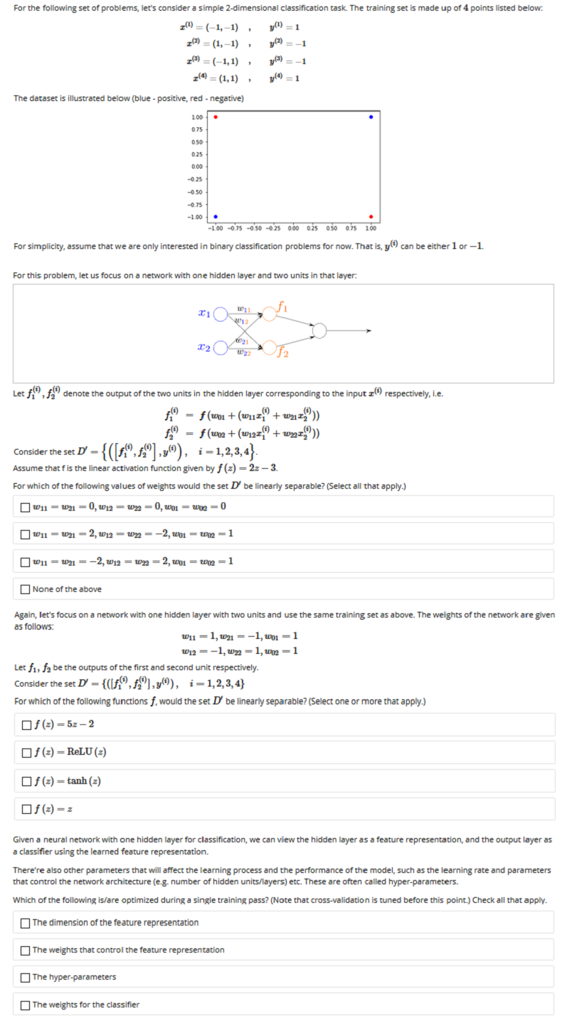 For the following set of problems, let's consider a | Chegg.com