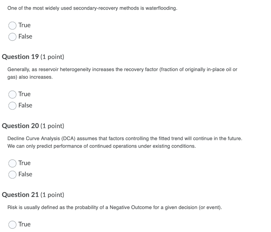 Solved One of the most widely used secondary-recovery | Chegg.com