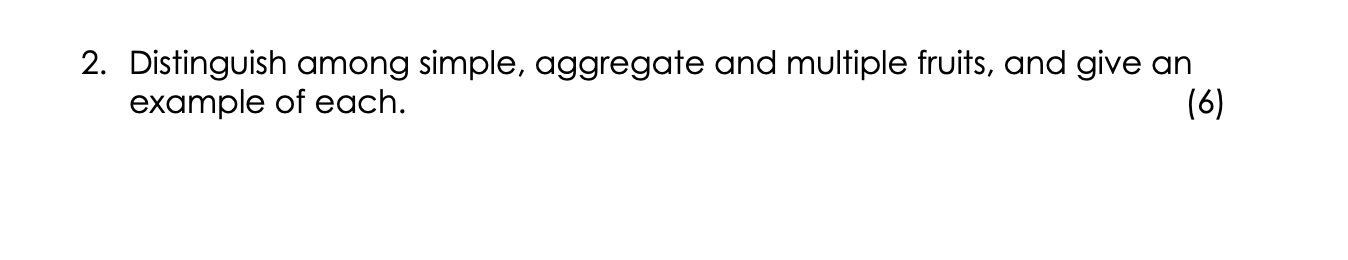 Solved 2. Distinguish among simple, aggregate and multiple | Chegg.com