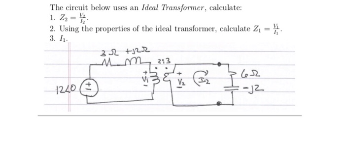 Solved The circuit below uses an ideal transformer, | Chegg.com