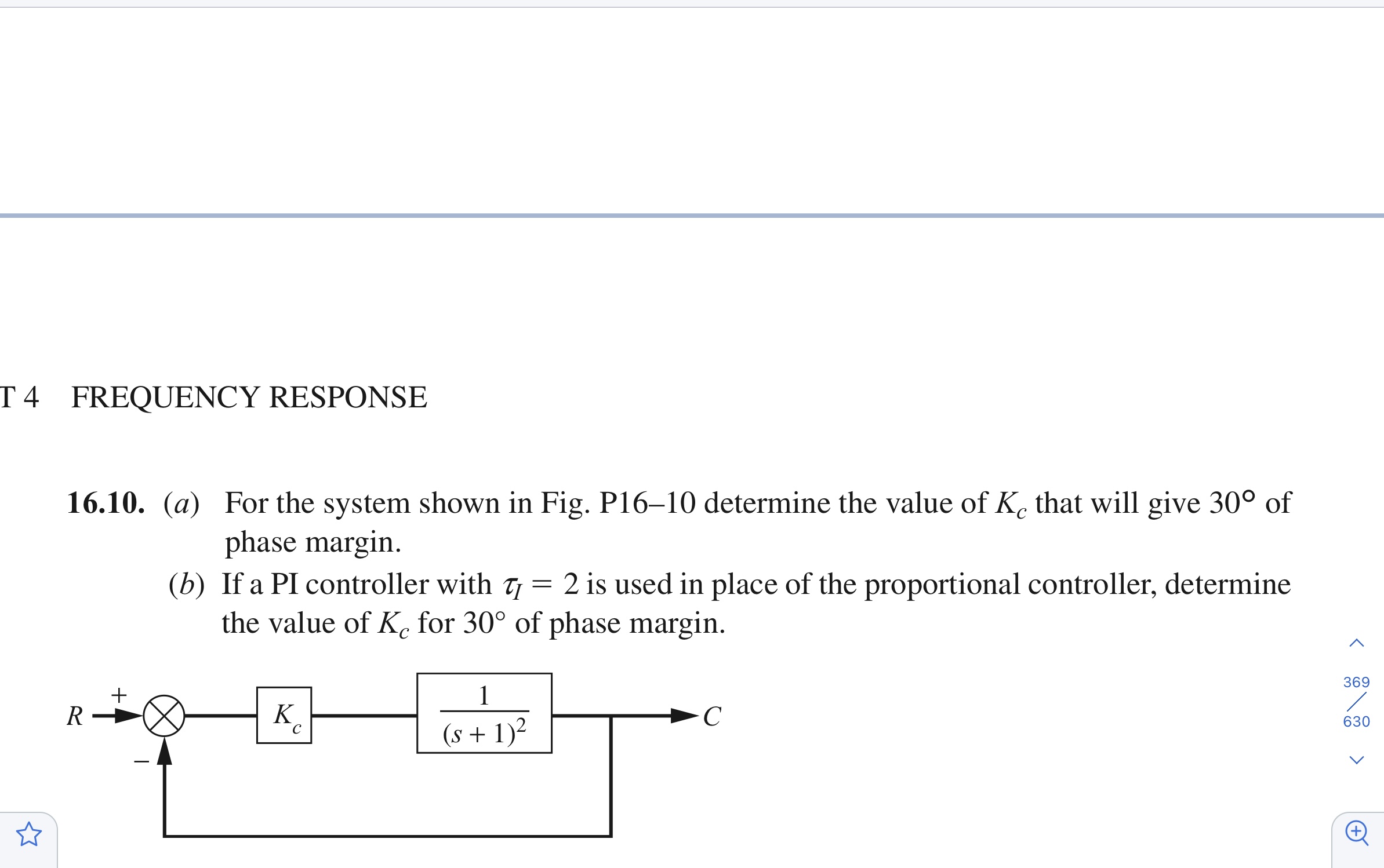 Solved 16.10. (a) For the system shown in Fig. P16-10 | Chegg.com
