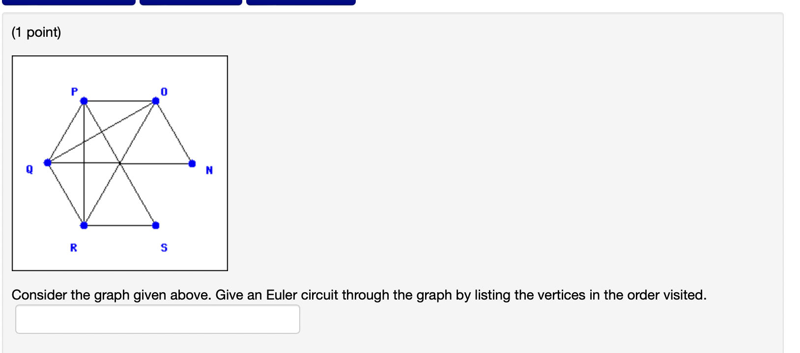 Solved Consider the graph given above. Give an Euler circuit | Chegg.com