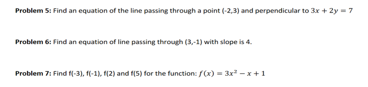 [solved] Problem 5 Find An Equation Of The Line Passing T
