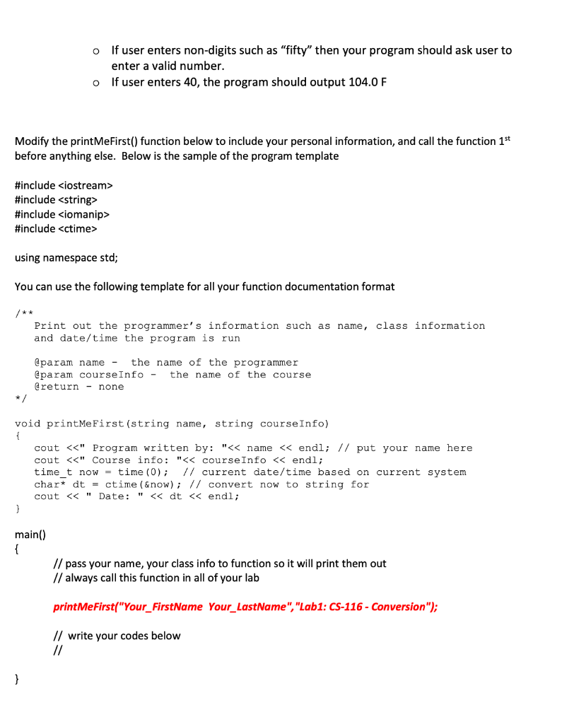 Solved Lab1 Conversion Cs 116 2021 Spring Semester The 