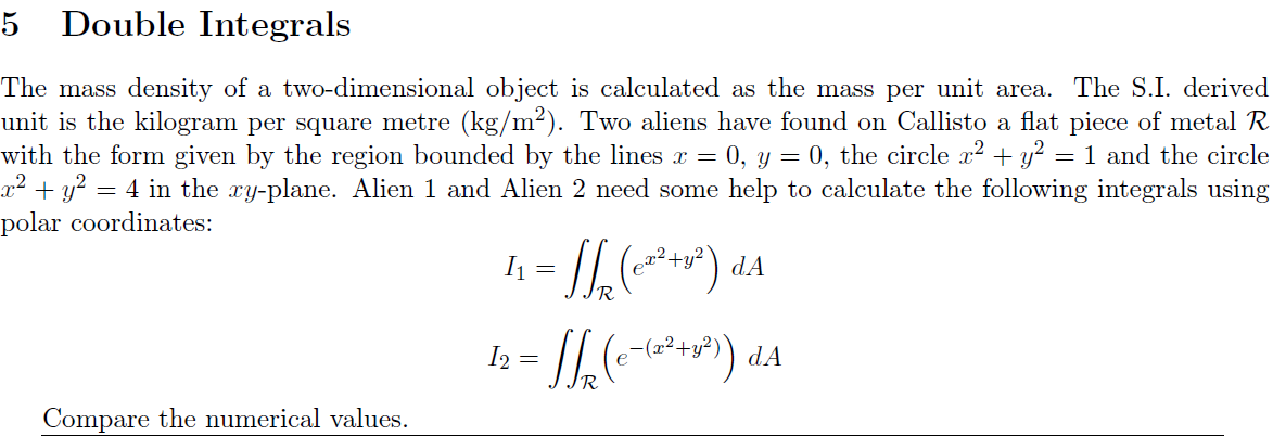 Solved The mass density of a two-dimensional object is | Chegg.com